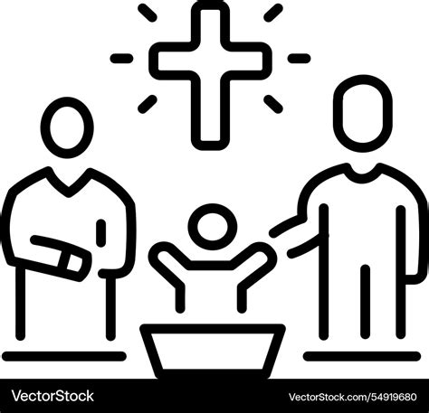Baptism Royalty Free Vector Image Vectorstock