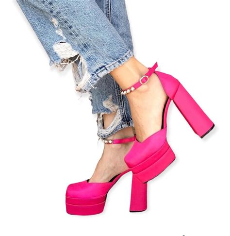 Zapatilla Tipo Versac Bratz Tacon Doble Plataforma Dupe Meses Sin
