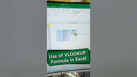 🔥 Vlookup Formula In Excel Shorts Ytshorts Excel Computertricks