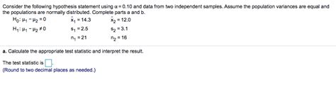 Solved B Identify The P Value From Part A And Interpret Chegg Com