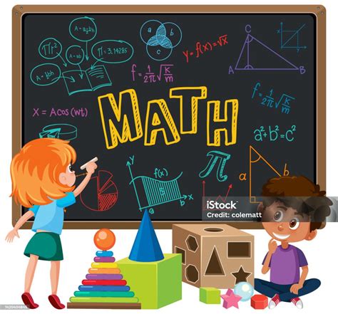 Kinder Die Mathematik Mit Mathematischen Symbolen Und Symbolen Lernen