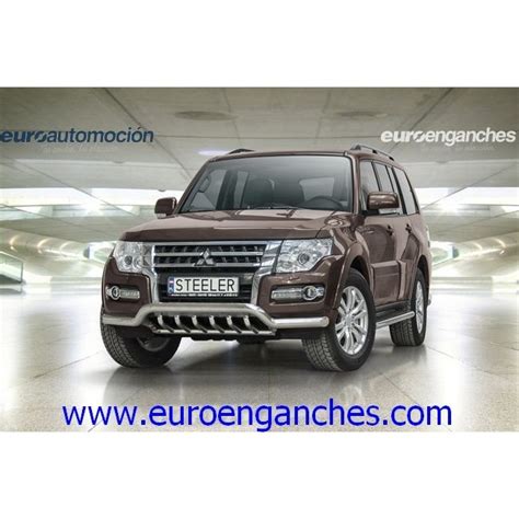 Spoiler Delantero Ce Con Parrilla De Tubos Para Mitsubishi Montero