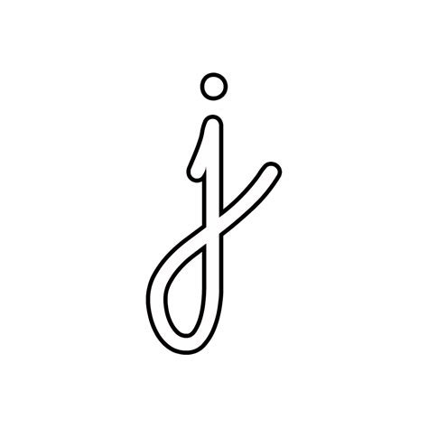 Cursive Lowercase J