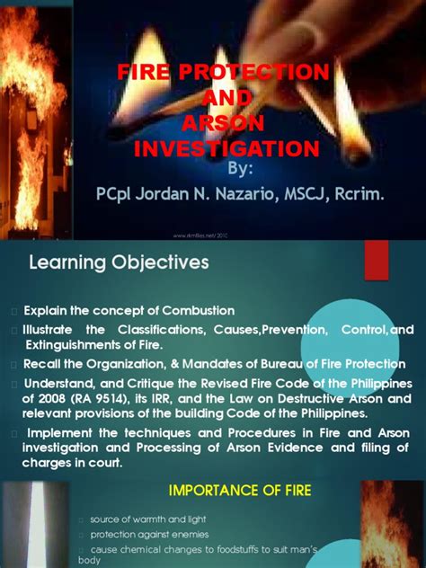 Cdi 6 Fire Protection And Arson Investigation Pdf Combustion Fires