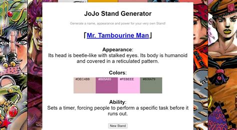 Ai Stand Generator