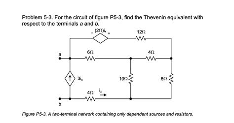 Solved Problem 5 3 For The Circuit Of Figure P5 3 Find The