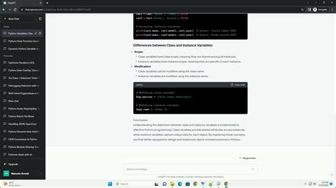 Python Confused By Class And Instance Variable Youtube