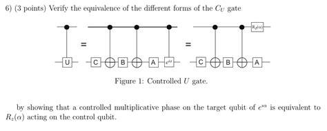 6 3 Points Verify The Equivalence Of The Different