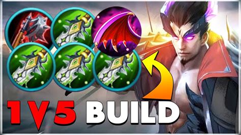 Yu Zhong ULTIMATE 1v5 Build Mobile Legends YouTube