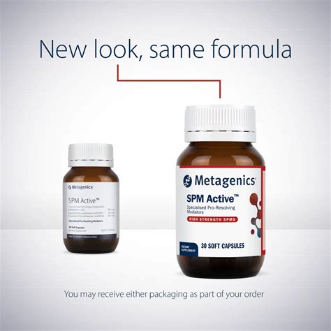 Metagenics Spm Active 30 Capsules Eternity Living Health Solutions