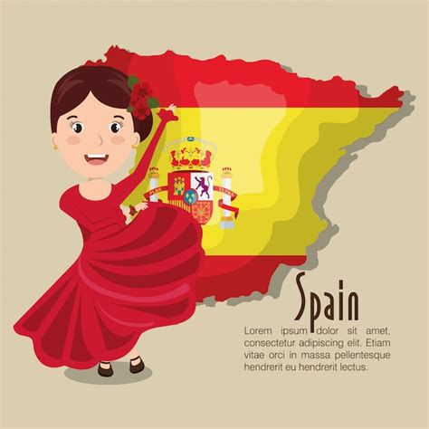 Premium Vector Spanish Culture Icons Isolated Icon Design