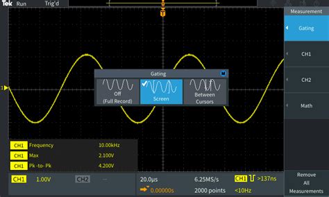 Basic Time And Amplitude Measurements With A Tbs2000 Oscilloscope Part