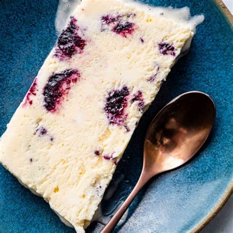 Blueberry Swirl Semifreddo America S Test Kitchen Recipe Receita