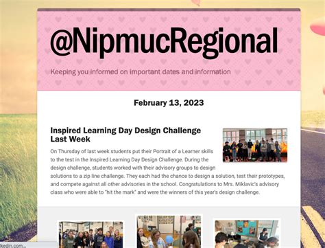 Nipmuc Newsletter February 13 2023 Nipmuc Regional High School