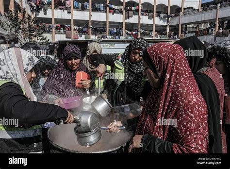 Rafah Palestinian Territories 20th Feb 2024 Palestinian Charitable