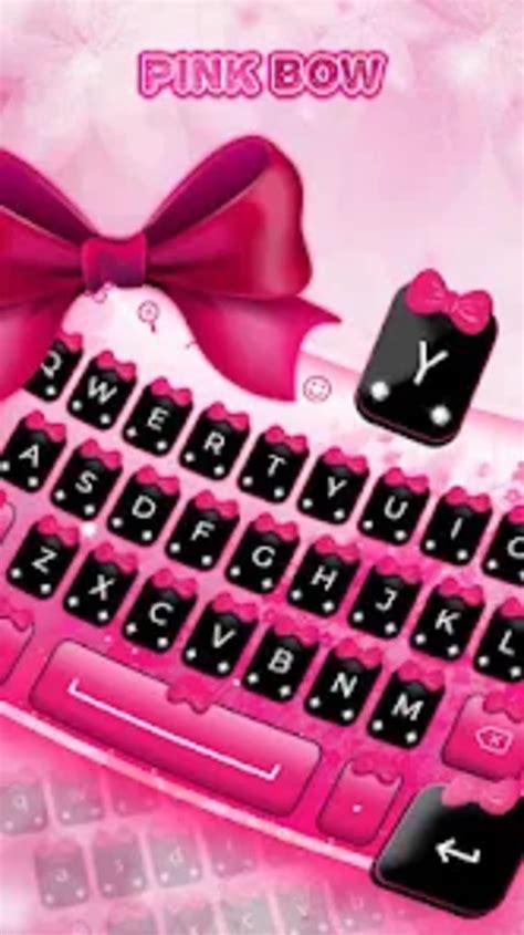 Pink Bow Keyboard Theme สำหรับ Android ดาวน์โหลด