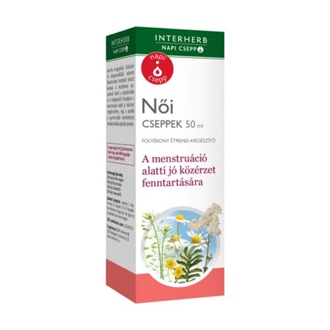 Interherb Napi Csepp Női cseppek ml Interherb