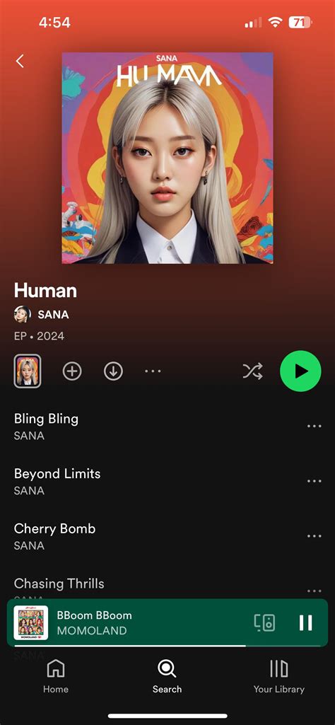 Sanas Spotify Rtwice