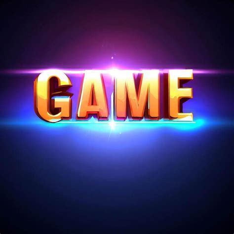 premium ai image game 3d text effect