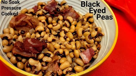 Black Eyed Peas NO SOAK Pressure Cooker W HAM HOCKS And Chow Chow