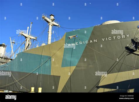 Tampa Florida Usa January 07 2016 Ss American Victory Ship Stock