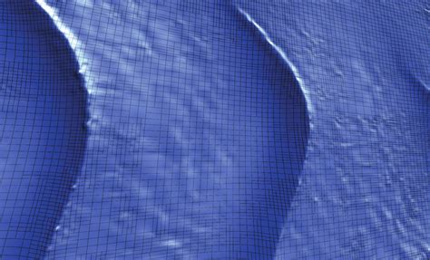 Spline Surface With Local Refinement Of Bathymetry Of Banc Du Four The