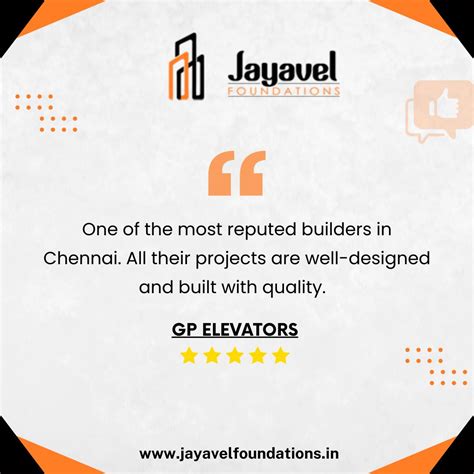 jayavel foundations on linkedin jayavelconstructions happyclients