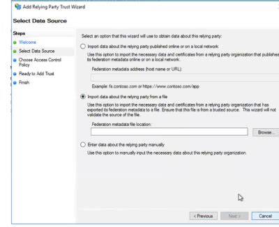 Configuring ADFS 4 0 Windows Server 2016