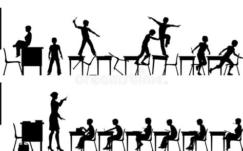 Classroom Outline Stock Illustrations 18 220 Classroom Outline Stock