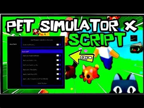 Pet Simulator X Script GUI Hack Auto Farm Get Pets YouTube