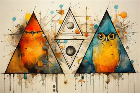 Principles Of Design And Composition In Geometry Stock Illustration