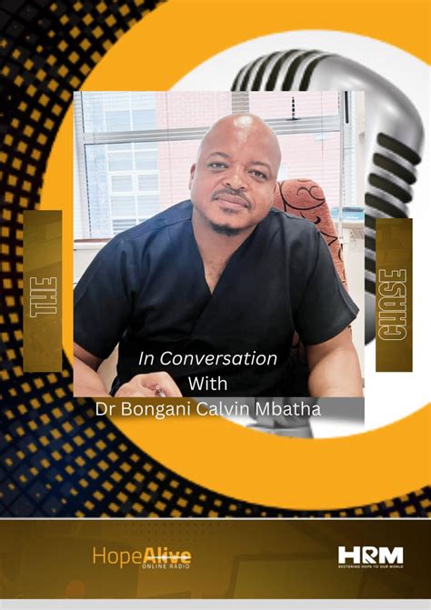 Dr B Mbatha Practice On Linkedin Tune In To Hope Alive On Tuesday June 18 At 16h00 As Dr