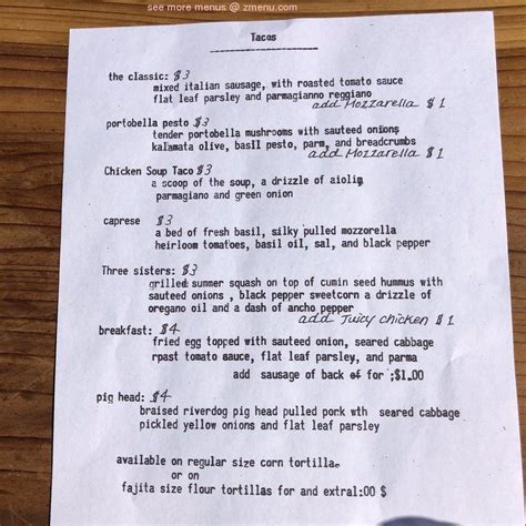 Online Menu Of The Hidden Cafe Restaurant Berkeley California 94702 Zmenu