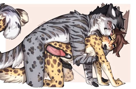 Rule 34 Anal Anal Sex Anthro Black Penis Blue Eyes Blush Bodily Fluids Brown Hair Cheetah