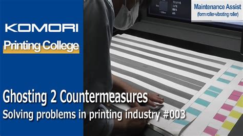 003 Solving Problems In Printing Industry Ghosting 2 Countermeasures