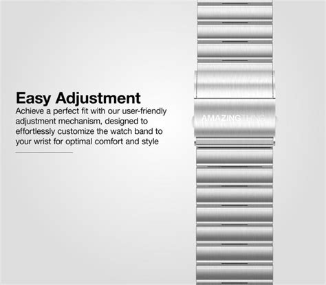 Amazing Thing Tital Steel Watch Band For 4945mm