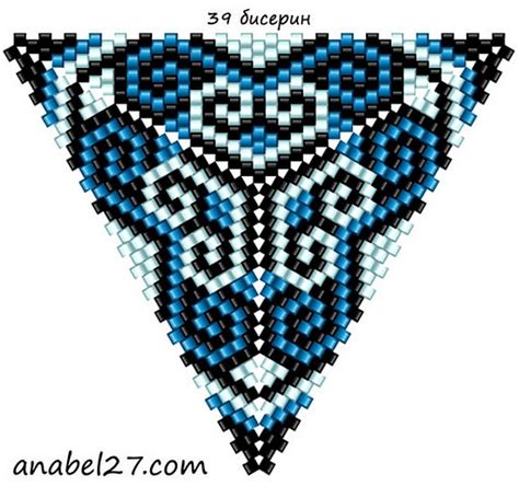 Triangle Diagrams Schemes Bead Modelli Di Gioielli Con Perline Decorazioni Con Perline