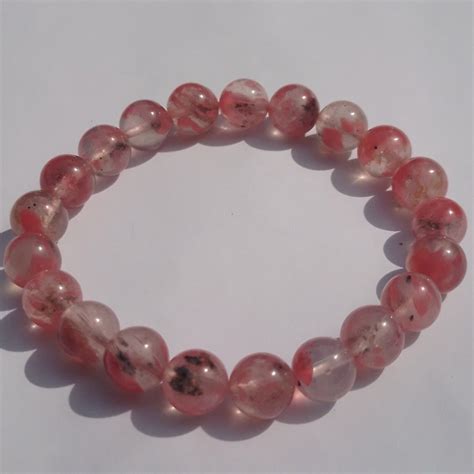 8mm Sakura Rhodonite Bracelet Womens Fashion Jewelry And Organizers