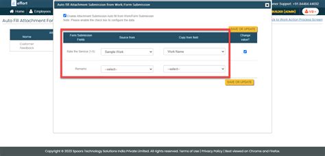 Configure Auto Fill Work Attachments Forms From Work Fields