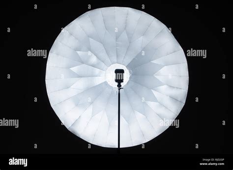 Convex Or Concave Optical Illusion Created By Light And Big Parabolic
