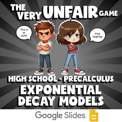 Exponential Decay Models Very Unfair Game No Prep Precalculus Math Review