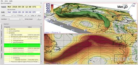 科学可视化软件介绍71 大气数据集可视化软件met 3d 知乎