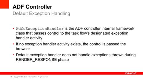 Oracle Adf Architecture Tv Development Error Handling Pdf