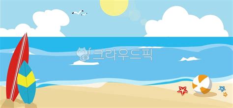 바다 여름 해변 해수욕장 휴가 사진 이미지 일러스트 캘리그라피 섬대작가