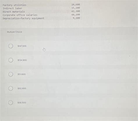 Solved Tb Mc Qu Algo Use The Following Data To Chegg