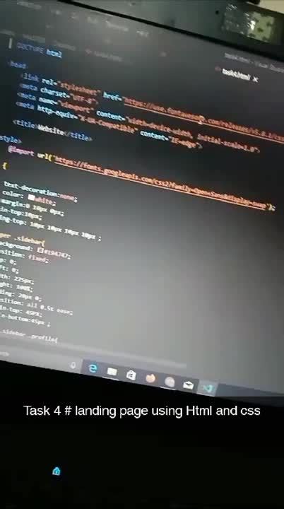 Video Sawera Rasheed On Linkedin Website Using Html And Css