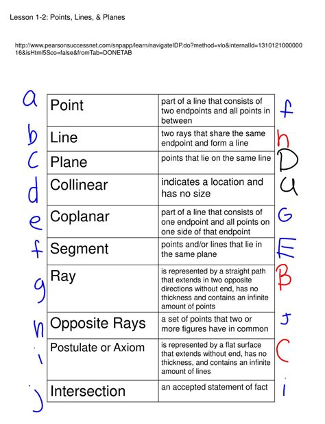 Opposite Rays Are Coplanar 08 31 Collinear Coplanar And Opposite