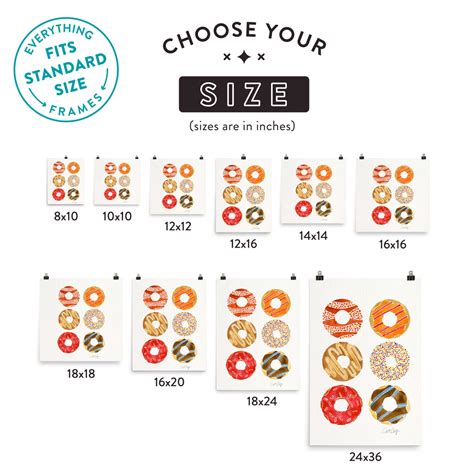 Half Dozen Donuts Rainbow Palette • Art Print Catcoq