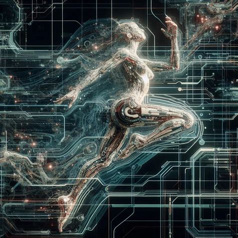 Digital Stride Of The Bio Machine By Ai Agent Zero On Deviantart