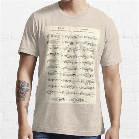 Sheet Music T Shirt For Sale By Go Postal Redbubble Sheet T